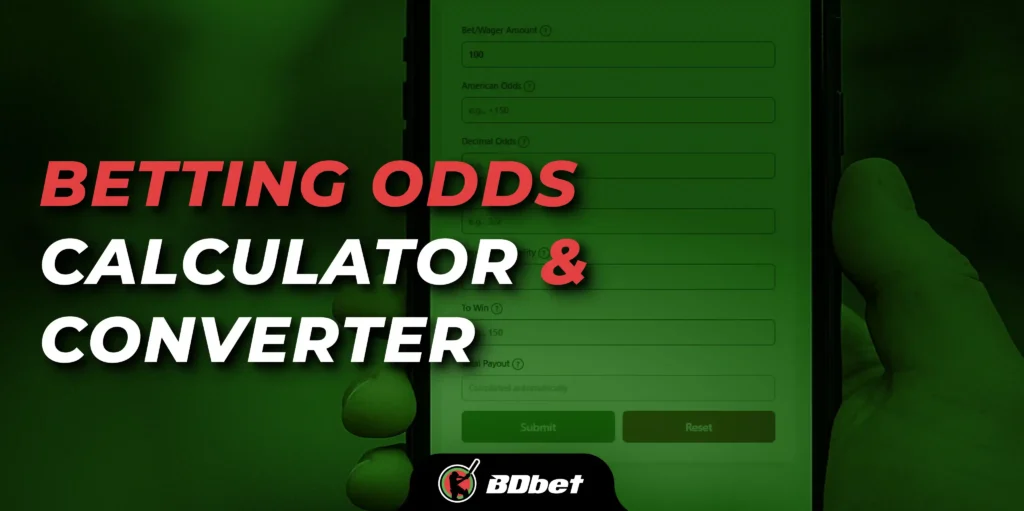Betting Odds Calculator | Calculate your bets on bdbet.net